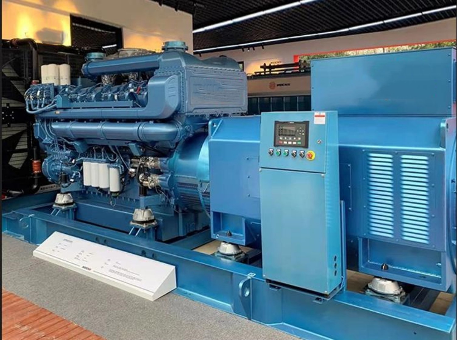 3000KVA / 2400KW Baudouin Weichai Diesel Generator Set Marathon Oil ...
