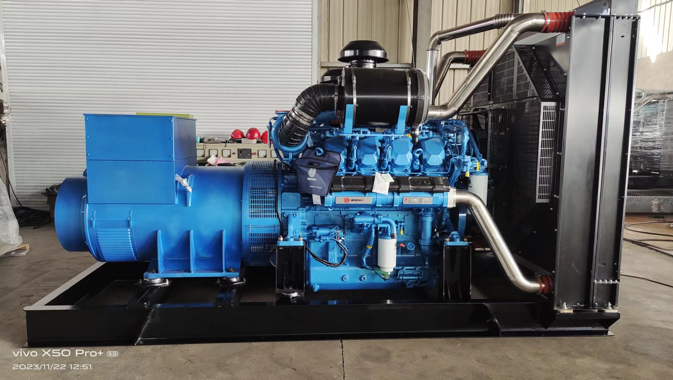 Weichai Baudouin diesel generator set open/silent/canopy/container type prime rating 800KW ...