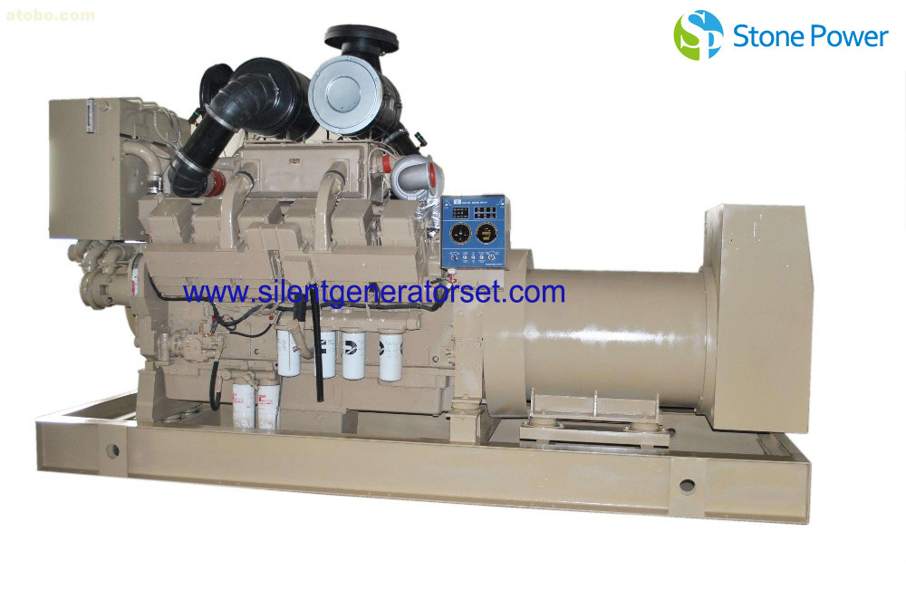 50KW 63KVA Marine Emergency Generator Electric Type Good Dynamic ...