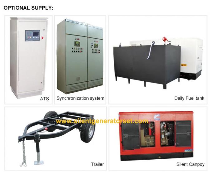 High Efficient FG WILSON Generator Set 4 Cylinder 12KW / 15KVA Over ...